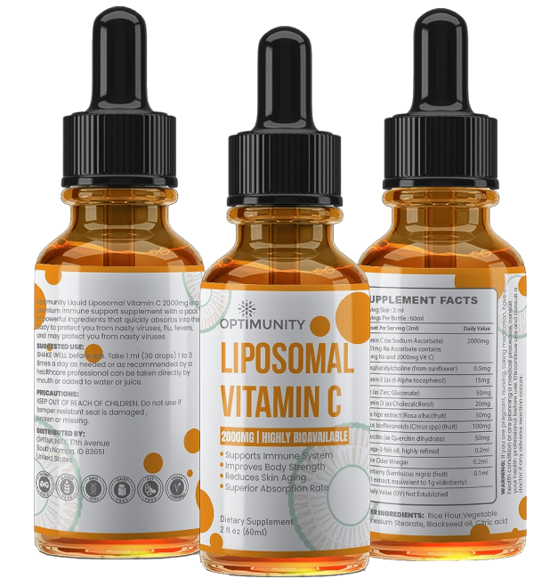 Liposomal Vitamin C Liquid Drops 4000 MG - Optimunity